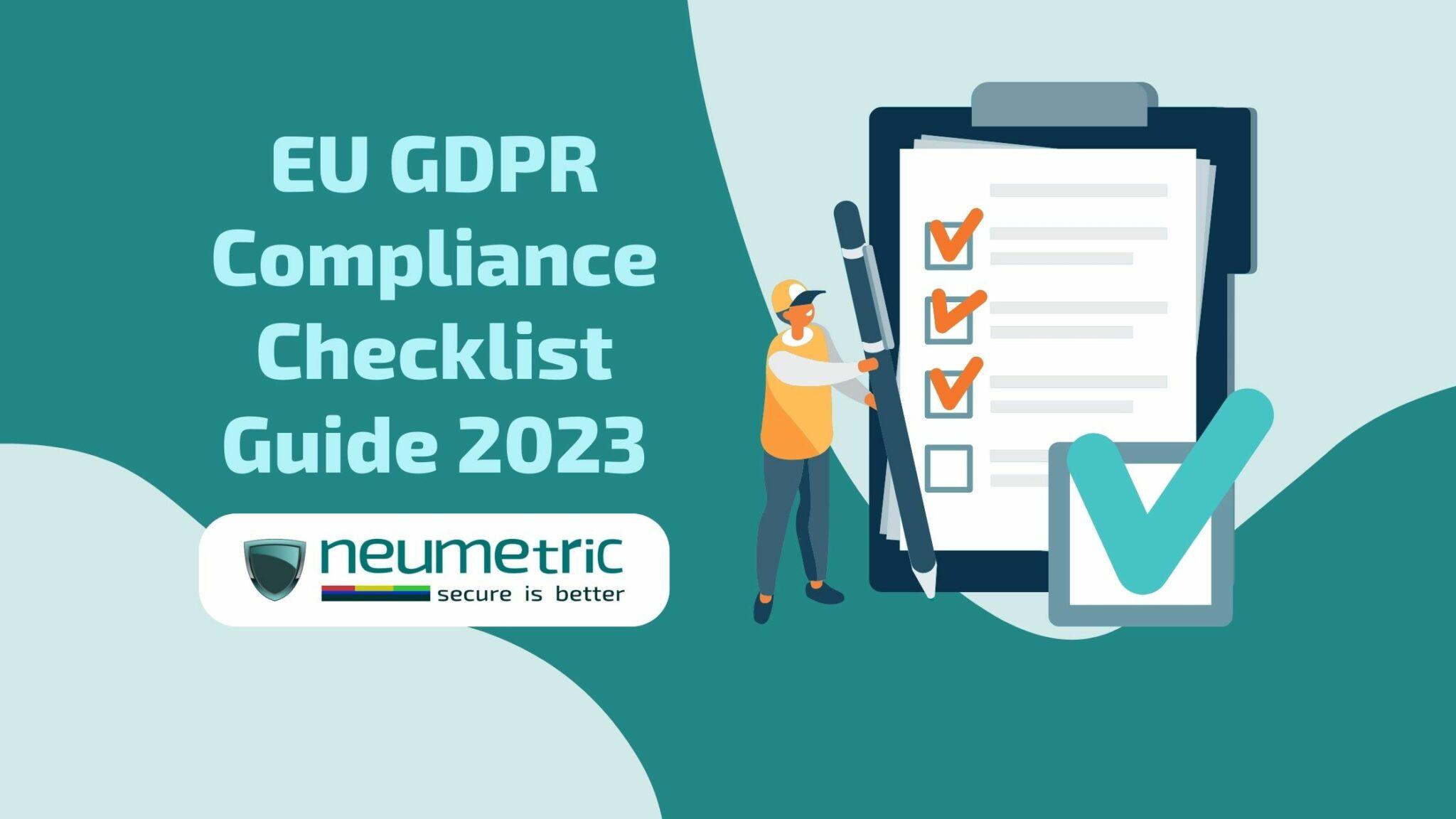 GDPR Compliance Checklist Guide 2024