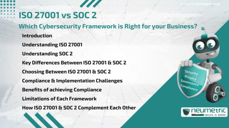 ISO 27001 vs SOC 2: Which Cybersecurity Framework is Right for your Business?