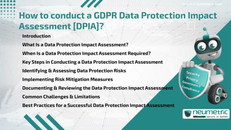 How to conduct a GDPR Data Protection Impact Assessment