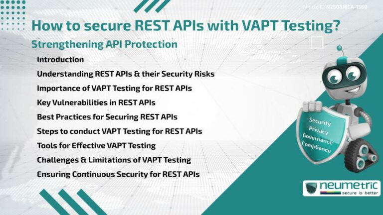 How to secure REST APIs with VAPT Testing? Strengthening API Protection