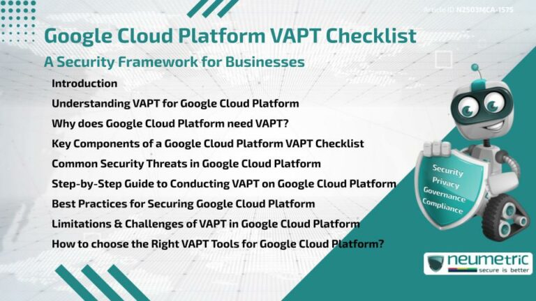 Google Cloud Platform VAPT Checklist: A Security Framework for Businesses