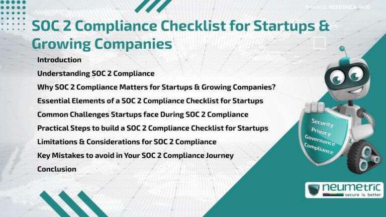 SOC 2 Compliance Checklist for Startups & Growing Companies