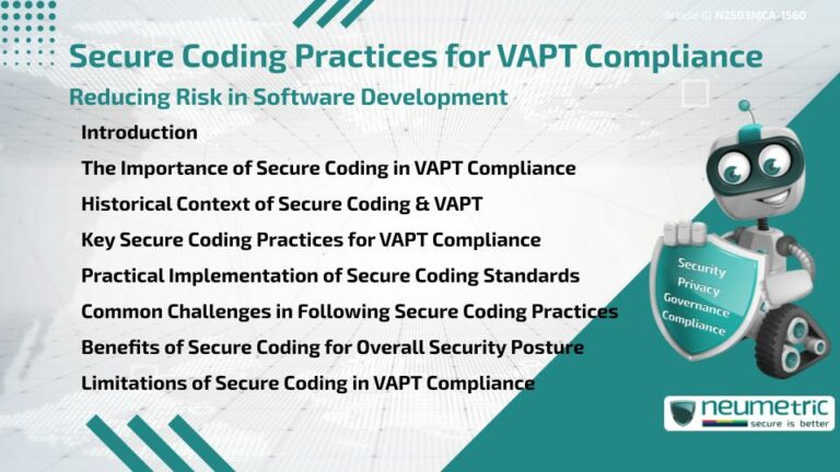 Secure Coding Practices for VAPT Compliance: Reducing Risk in Software Development