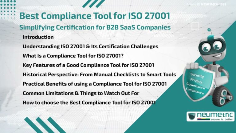Best Compliance Tool for ISO 27001: Simplifying Certification for B2B ...