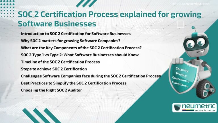 SOC 2 Certification Process explained for growing Software Businesses
