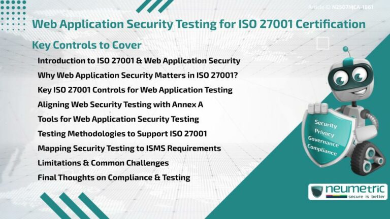 Web Application Security Testing for ISO 27001 Certification: Key ...