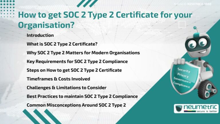 How to get SOC 2 Type 2 Certificate for your Organisation?