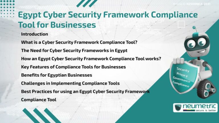 Egypt Cyber Security Framework Compliance Tool for Businesses