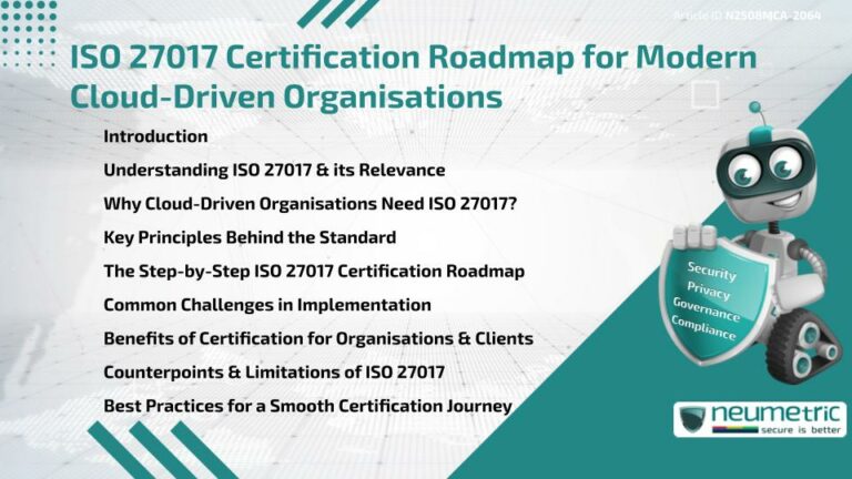 ISO 27017 Certification Roadmap for Modern Cloud-Driven Organisations