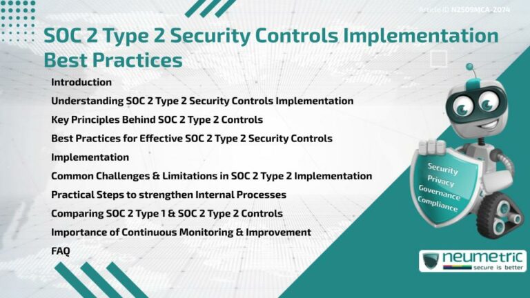 SOC 2 Type 2 Security Controls Implementation Best Practices