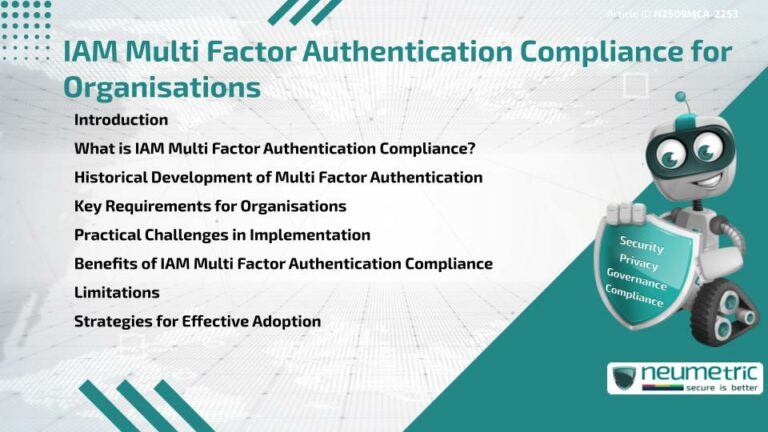 IAM Multi Factor Authentication Compliance for Organisations