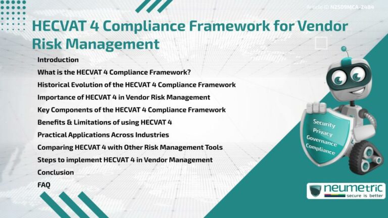 HECVAT 4 Compliance Framework for Vendor Risk Management