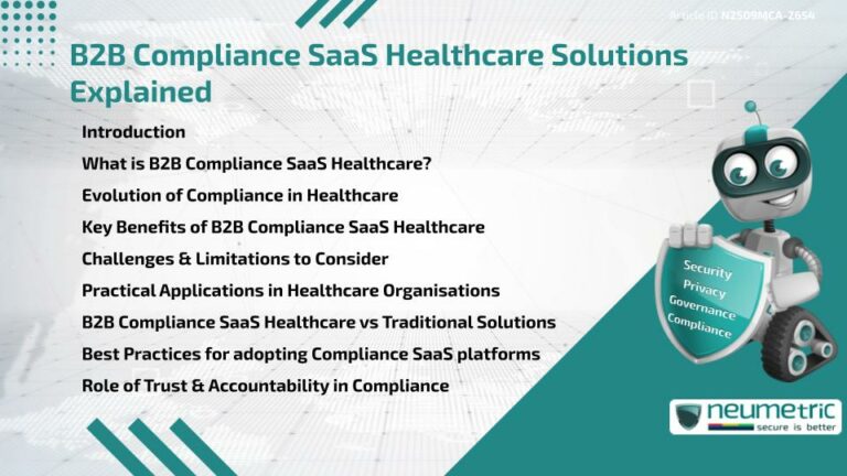 B2B Compliance SaaS Healthcare Solutions Explained