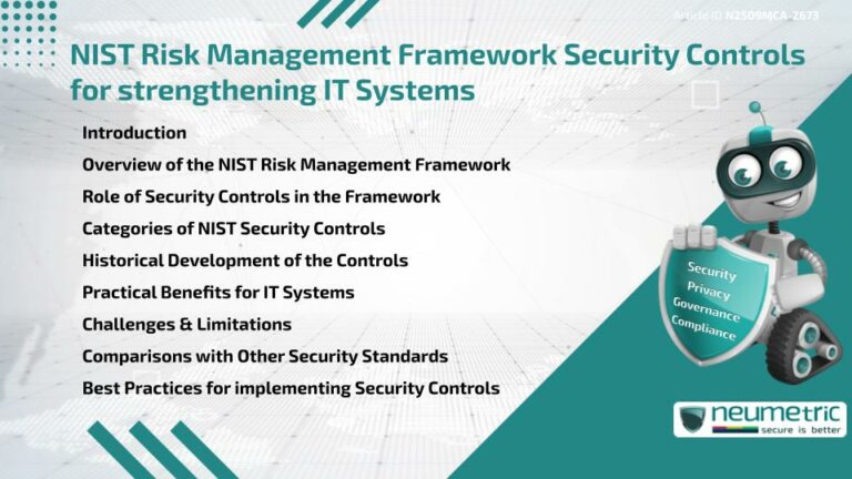 NIST Risk Management Framework Security Controls for strengthening IT ...
