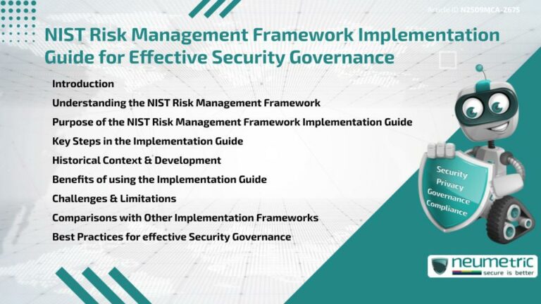 NIST Risk Management Framework Implementation Guide for Effective ...
