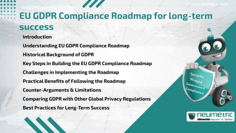 EU GDPR Compliance Roadmap for long-term success