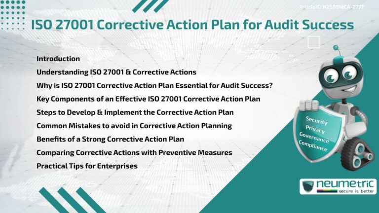 ISO 27001 Corrective Action Plan for Audit Success