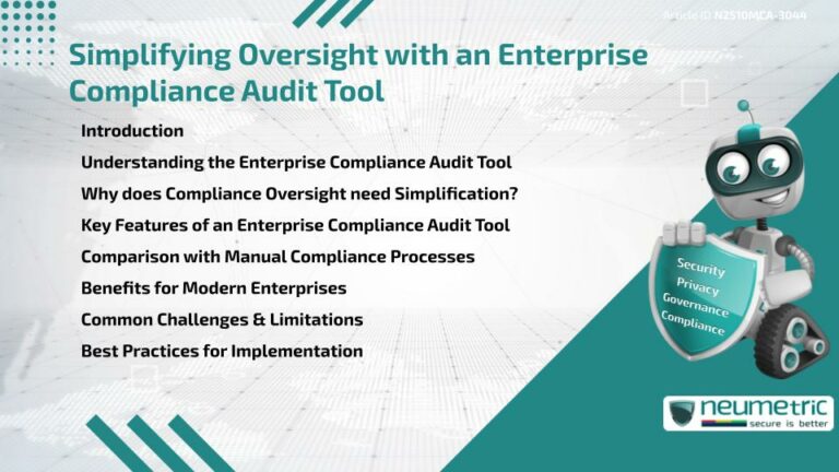 Simplifying Oversight with an Enterprise Compliance Audit Tool
