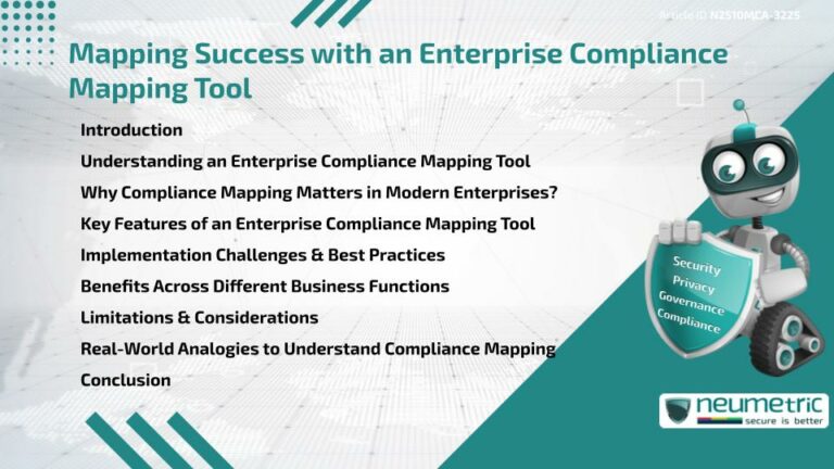 Mapping Success with an Enterprise Compliance Mapping Tool