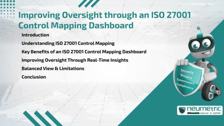 Improving Oversight through an ISO 27001 Control Mapping Dashboard