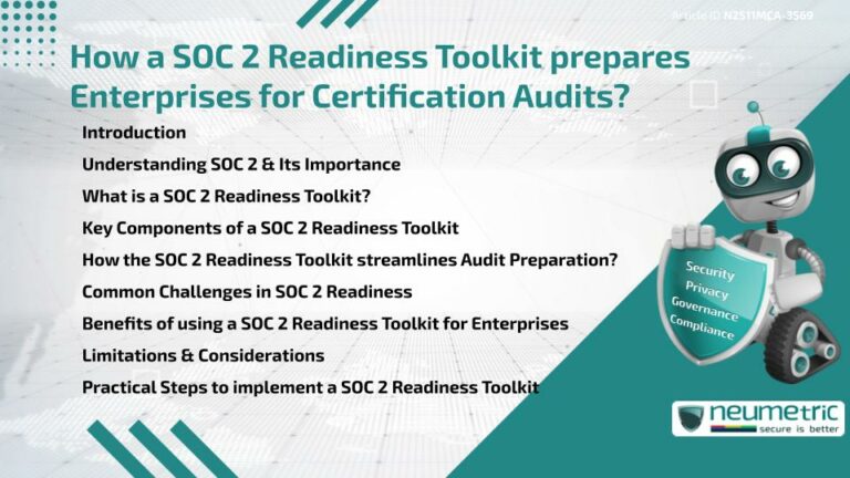 How a SOC 2 Readiness Toolkit prepares Enterprises for Certification Audits?
