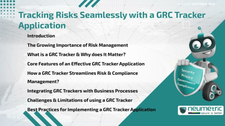 Tracking Risks Seamlessly with a GRC Tracker Application