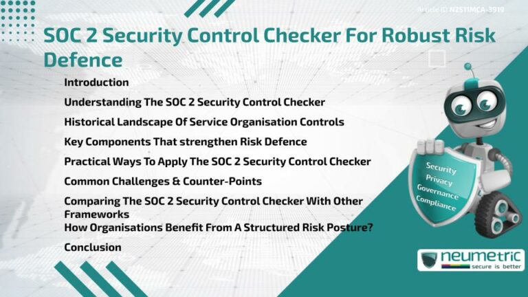 SOC 2 Security Control Checker For Robust Risk Defence