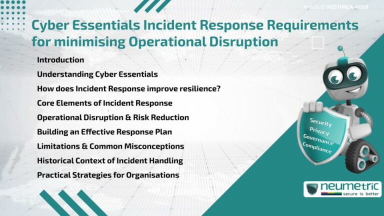 Cyber Essentials Incident Response Requirements for Minimising ...