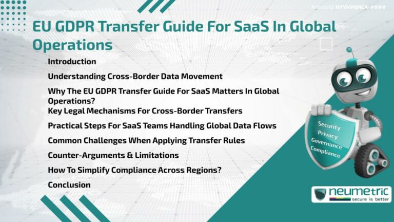 Eu Gdpr Transfer Guide For Saas In Global Operations