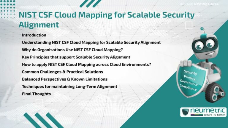NIST CSF Cloud Mapping for Scalable Security Alignment