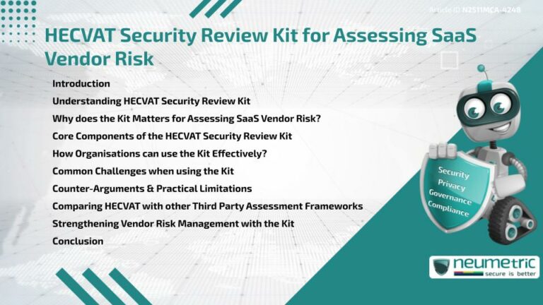 HECVAT Security Review Kit for Assessing SaaS Vendor Risk