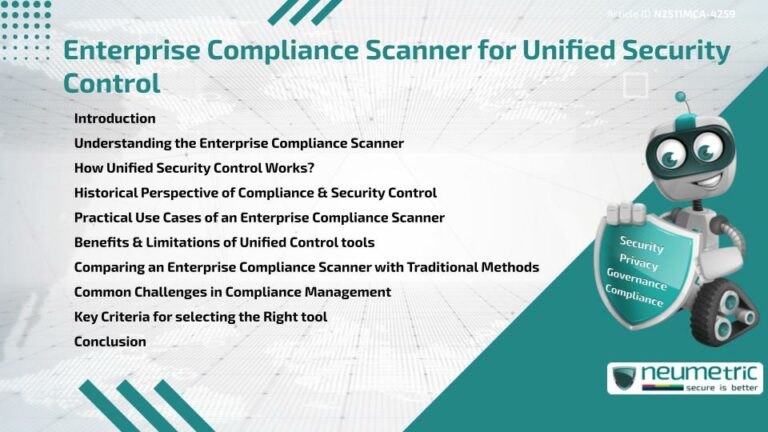 Enterprise Compliance Scanner for Unified Security Control