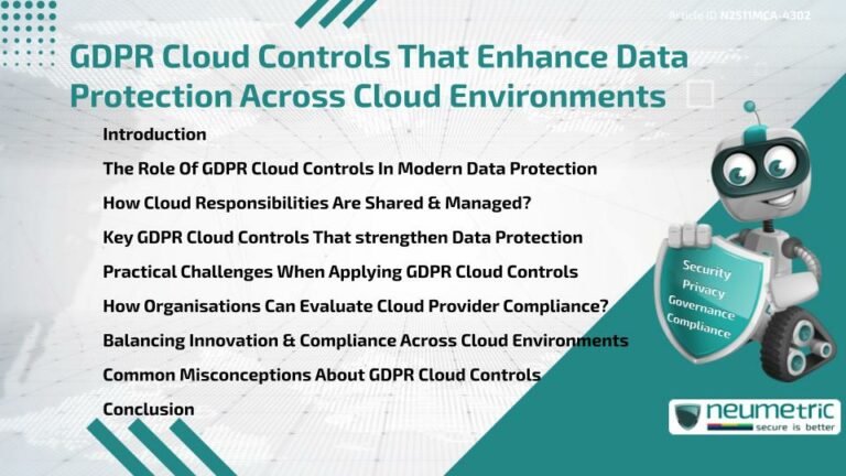 GDPR Cloud Controls That Enhance Data Protection Across Cloud Environments