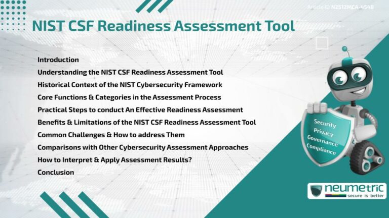 NIST CSF Readiness Assessment Tool
