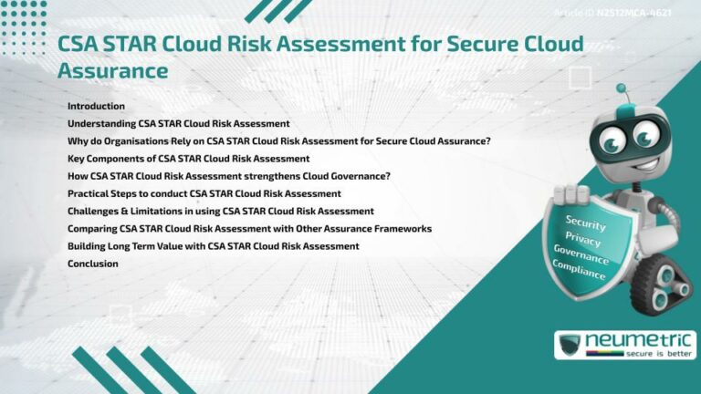 CSA STAR Cloud Risk Assessment for Secure Cloud Assurance