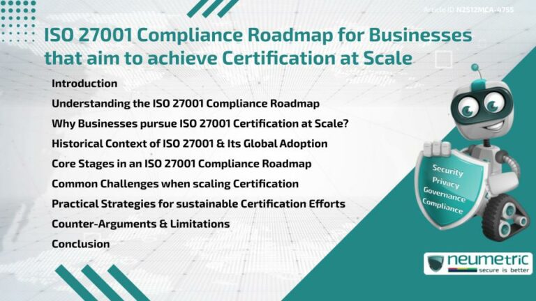 ISO 27001 Compliance Roadmap for Businesses that aim to achieve ...