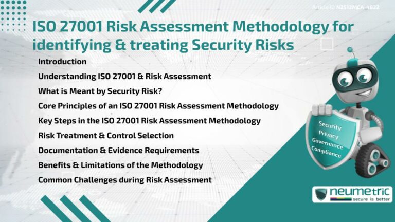 ISO 27001 Risk Assessment Methodology for identifying & treating ...