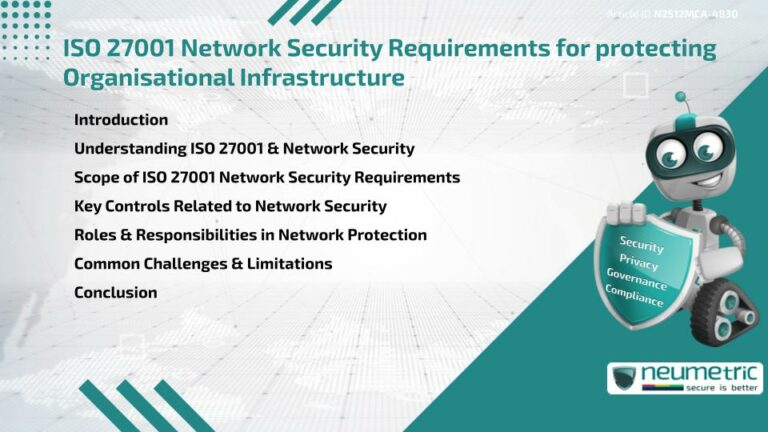 ISO 27001 Network Security Requirements for protecting Organisational ...
