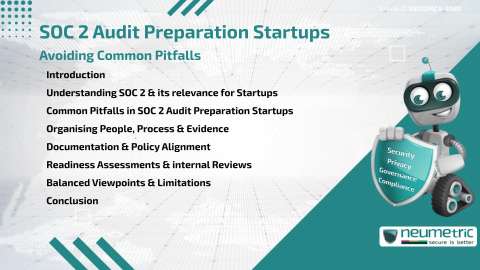 SOC 2 Audit Preparation Startups: Avoiding Common Pitfalls