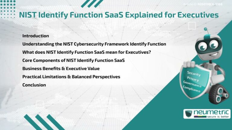 NIST Identify Function SaaS Explained for Executives