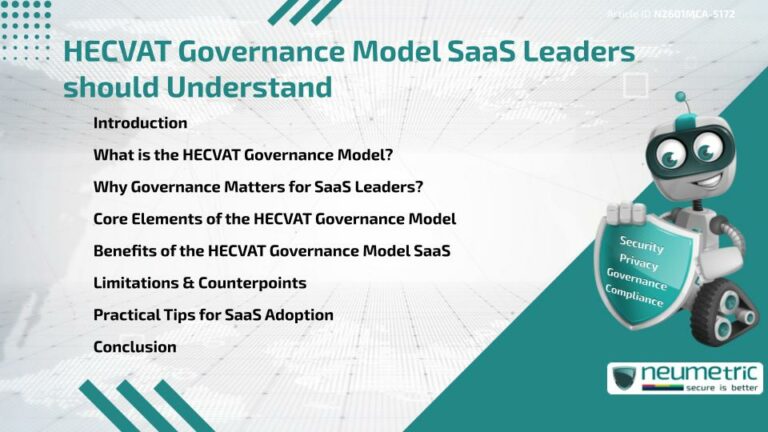 HECVAT Governance Model SaaS Leaders should Understand