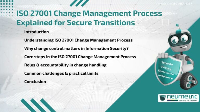 ISO 27001 Change Management Process Explained for Secure Transitions