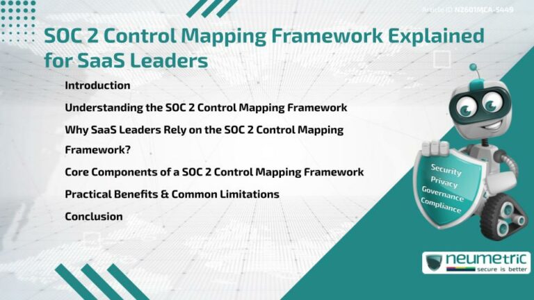 SOC 2 Control Mapping Framework Explained for SaaS Leaders
