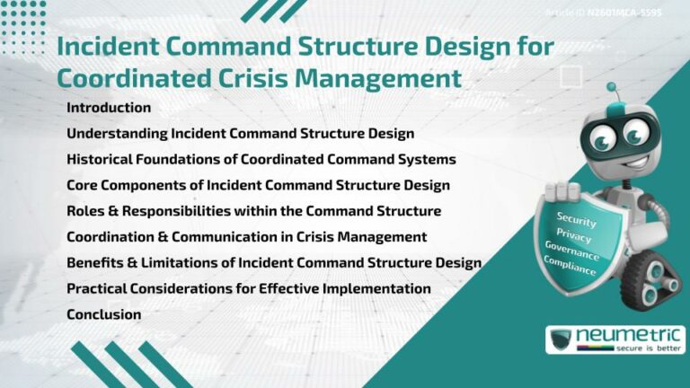 Incident Command Structure Design for Coordinated Crisis Management